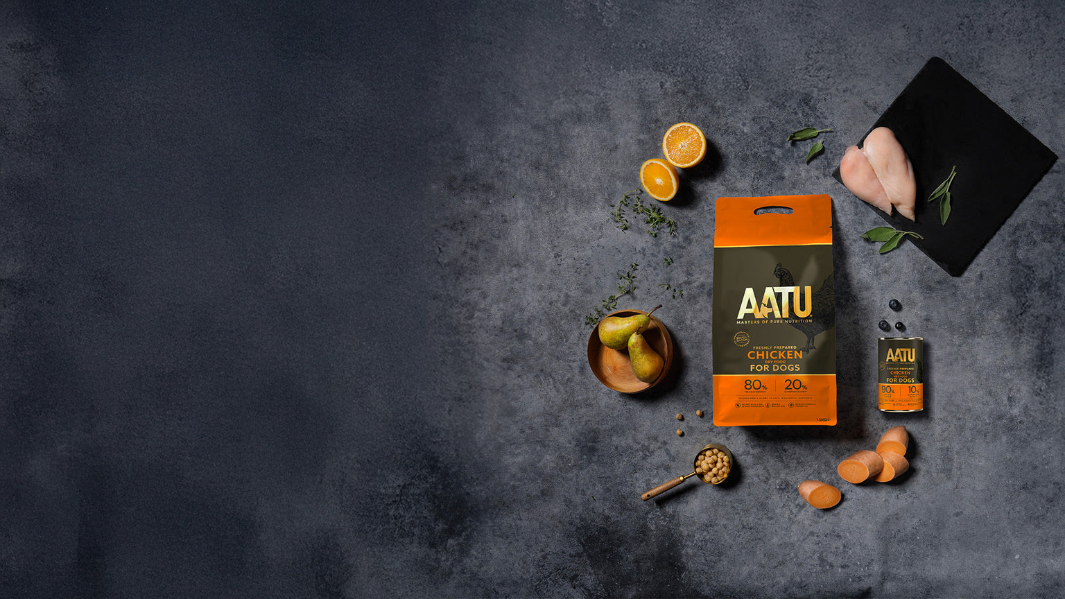 Grain Free Cat Food with 80% Meat & Fish | AATU – AATU Pet Food