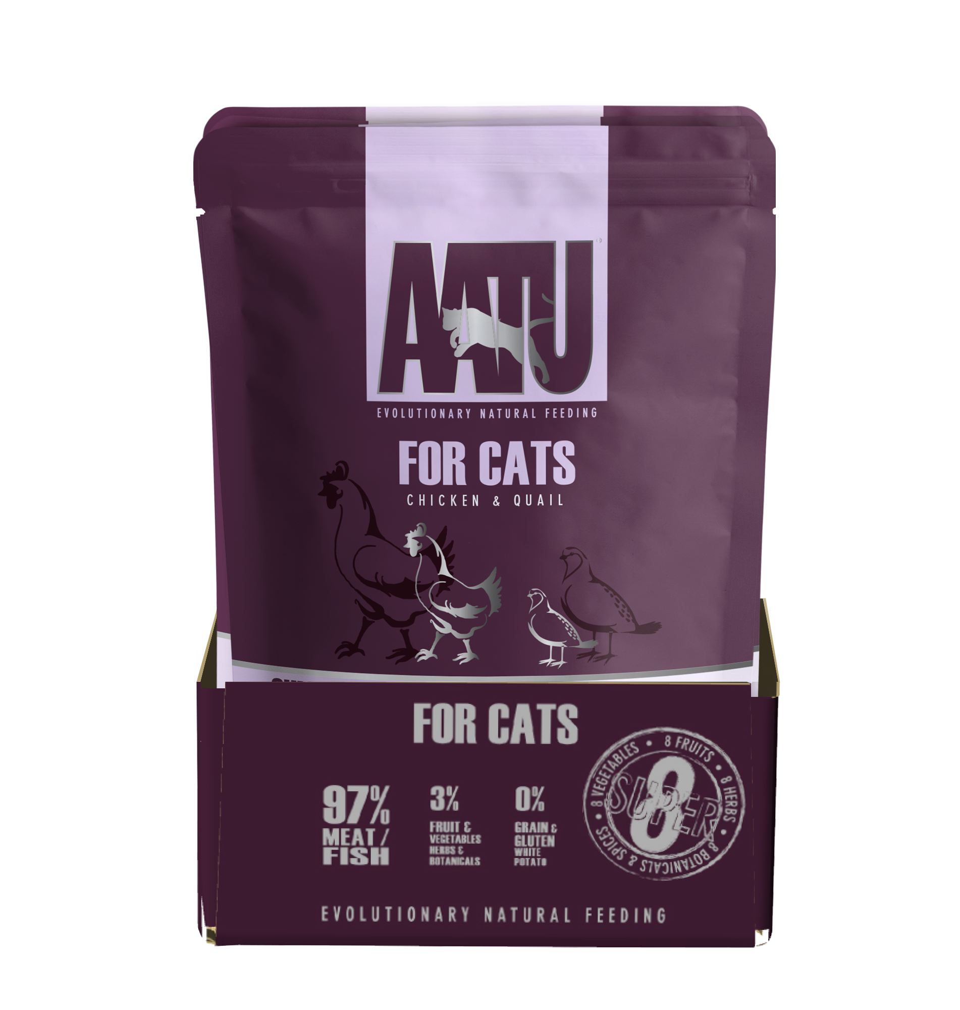 Chicken & Quail Wet Cat Food – AATU Pet Food